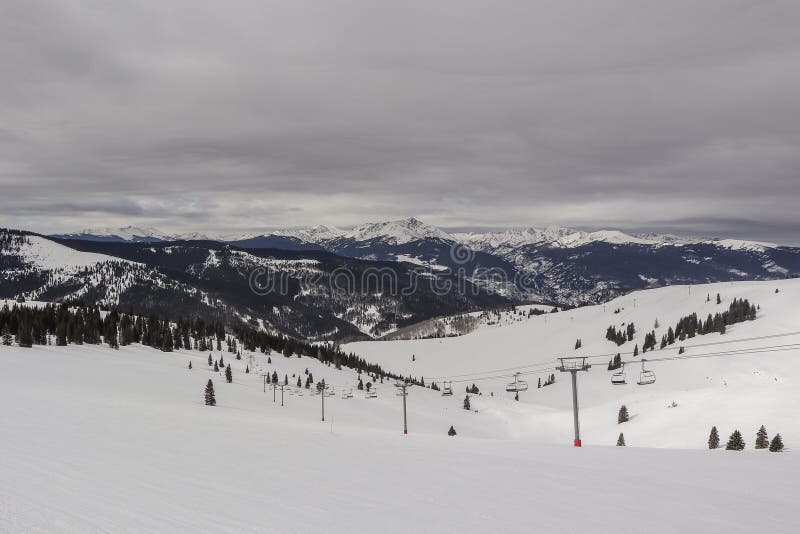 Vail, colorado stock image. Image of nature, states - 187806351