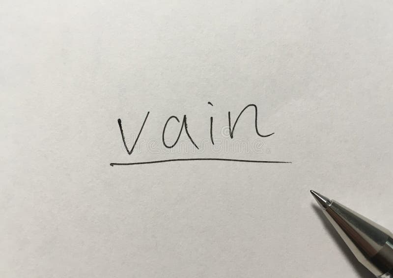 Vain stock image. Image of handwriting, background, education - 279526293