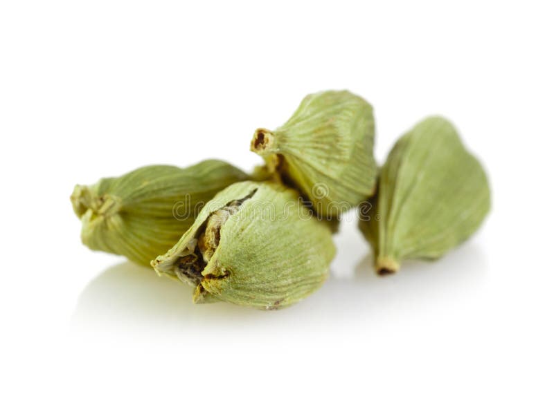 Vainas Verdes Del Cardamomo Imagen de archivo - Imagen de material ...