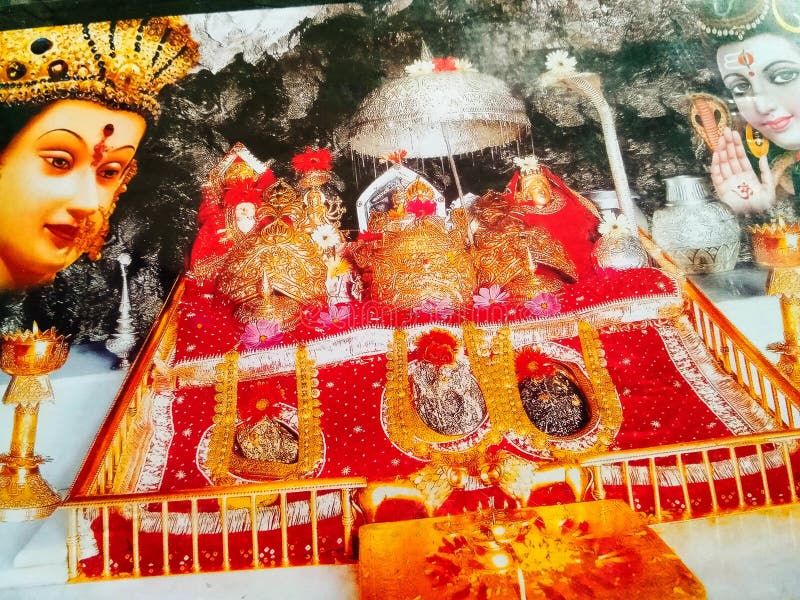 Vaishno Devi Mata fotografering för bildbyråer. Bild av devi - 163595115
