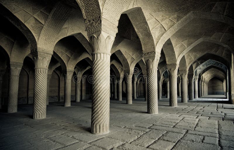 Vakil mosque, Shiraz, Iran stock photo. Image of history - 25438194