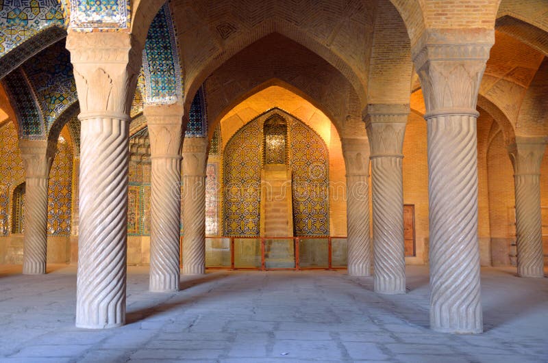 Vakil Mosque stock photo. Image of iran, east, shiraz - 34804098