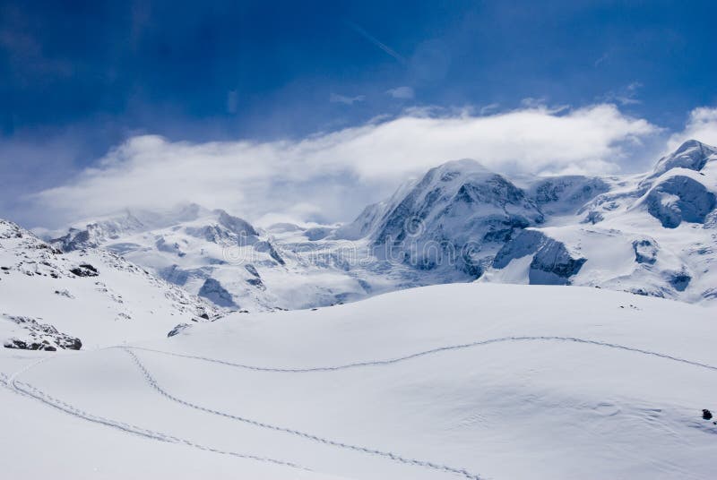 Val Ferret trip stock photo. Image of frost, blue, aosta - 4702972