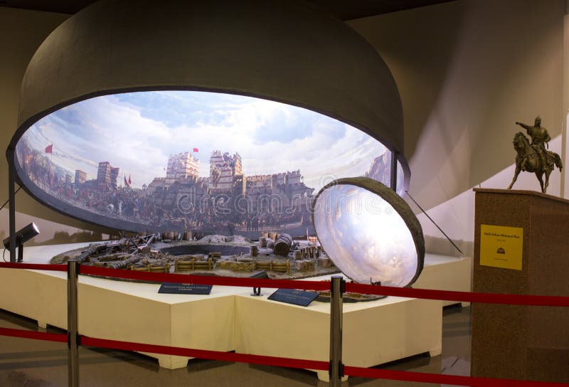 Val van Constantinopel redactionele stock afbeelding. Afbeelding ...