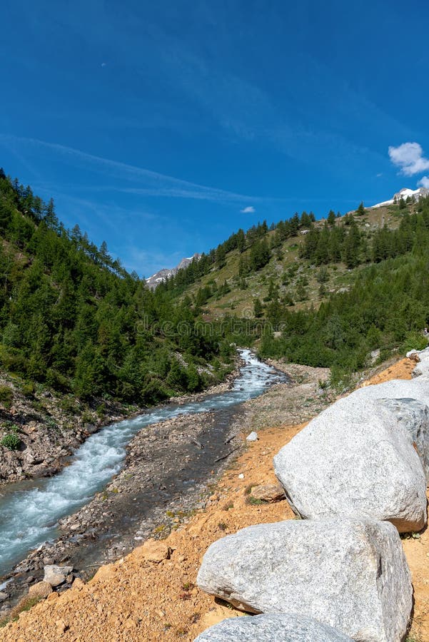 Val Veny - Courmayeur - Valle D`Aosta - Italy Stock Photo - Image of ...
