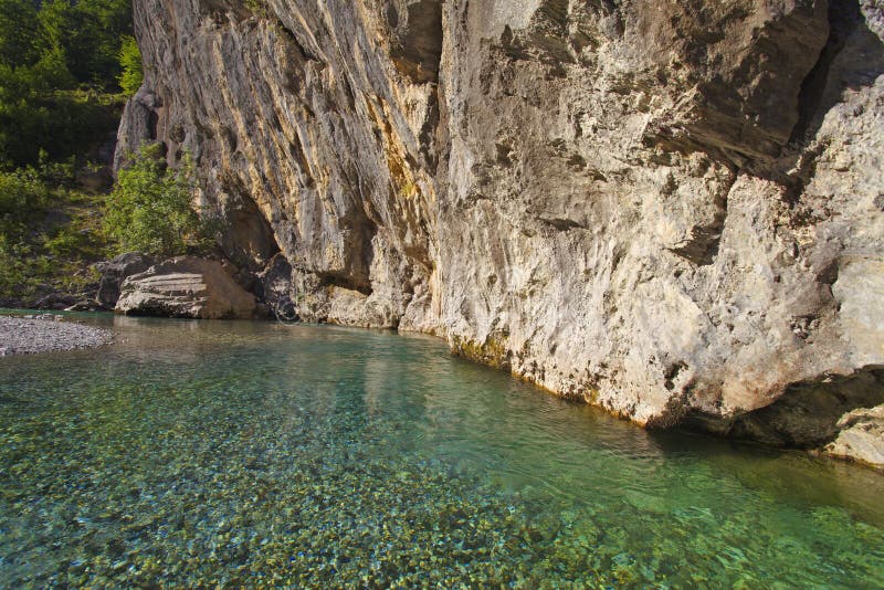 The Valbona River in Albania Stock Image - Image of alpine, balkan ...