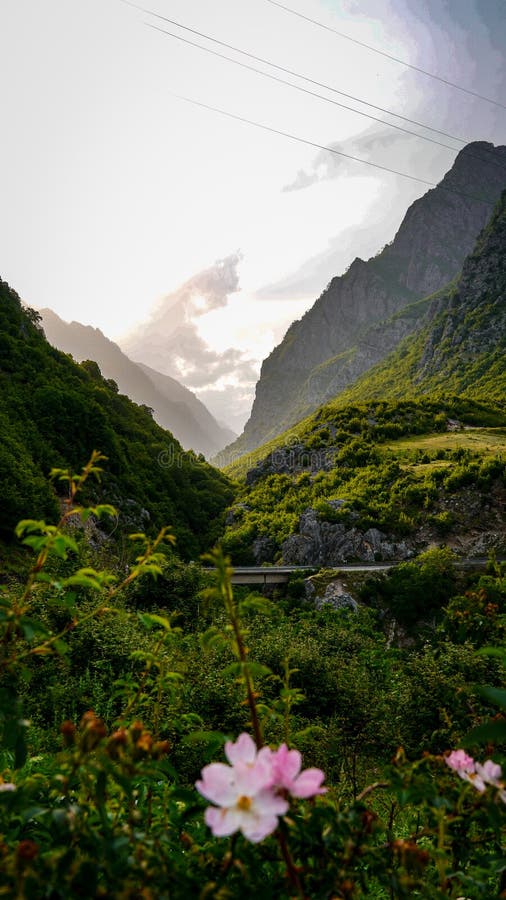 Valbone Valley National Park, Albania Stock Image - Image of green ...