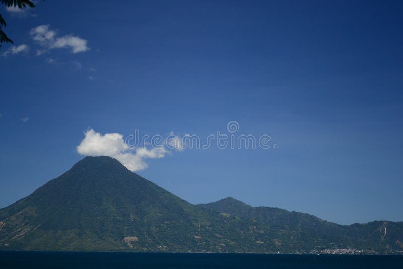 Valcano in guatemala stock image. Image of guatemala - 113345587