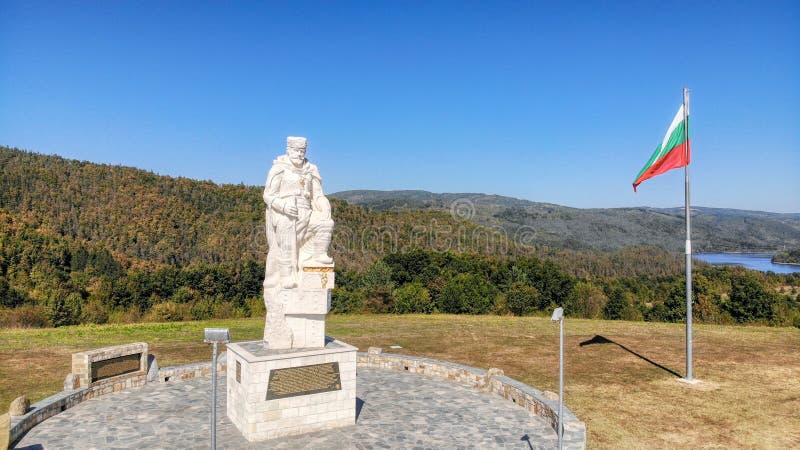 Valchan Voyvoda sculpture stock image. Image of sculpture - 159220841