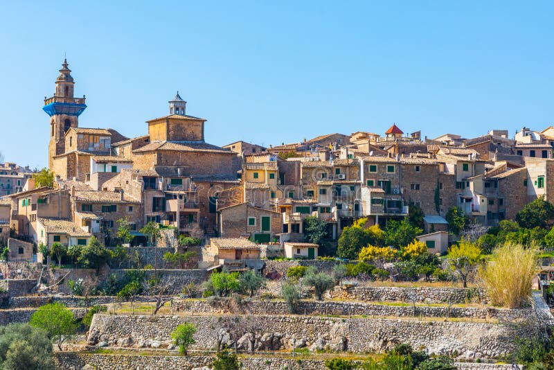 Valdemossa imagen de archivo. Imagen de cielo, balearic - 64210691