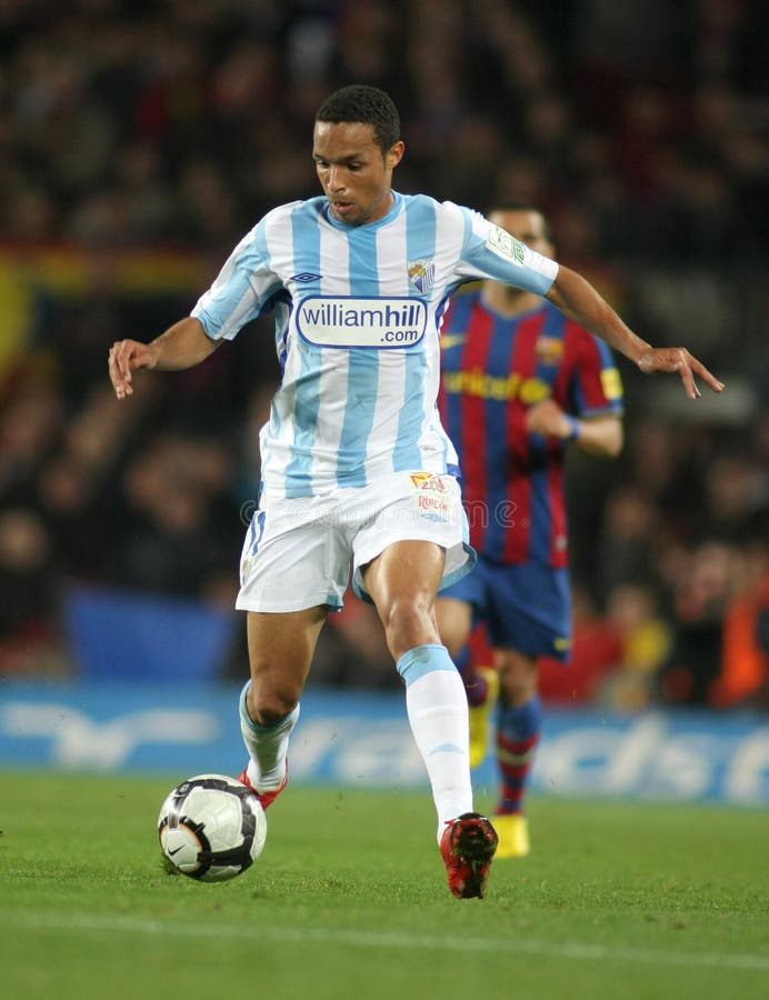 Valdo of Malaga CF editorial image. Image of player, division - 13210405