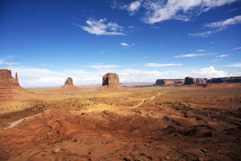 Vale Americano Dos Monumentos Foto de Stock - Imagem de horizontal ...