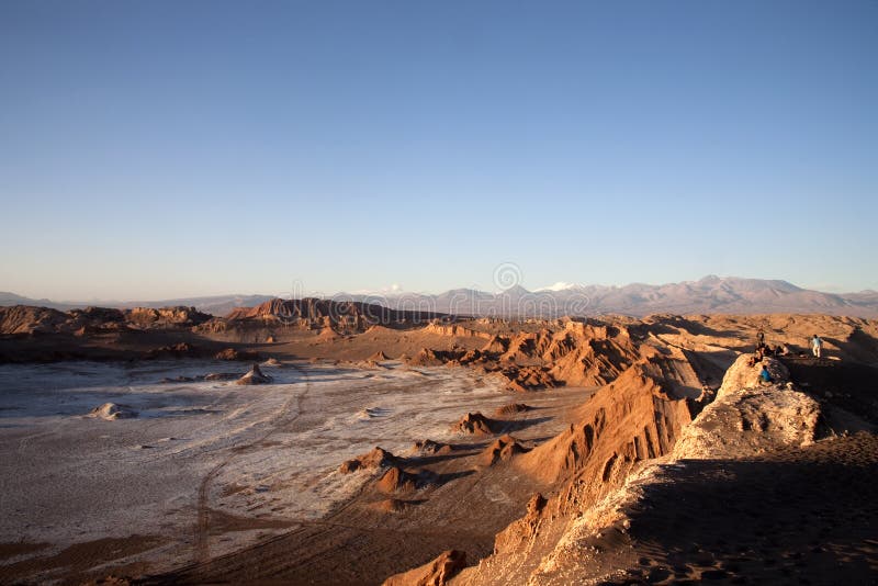 Vale Da Lua Ou Vale Da Luna No Deserto Do Atacama Foto de Stock ...