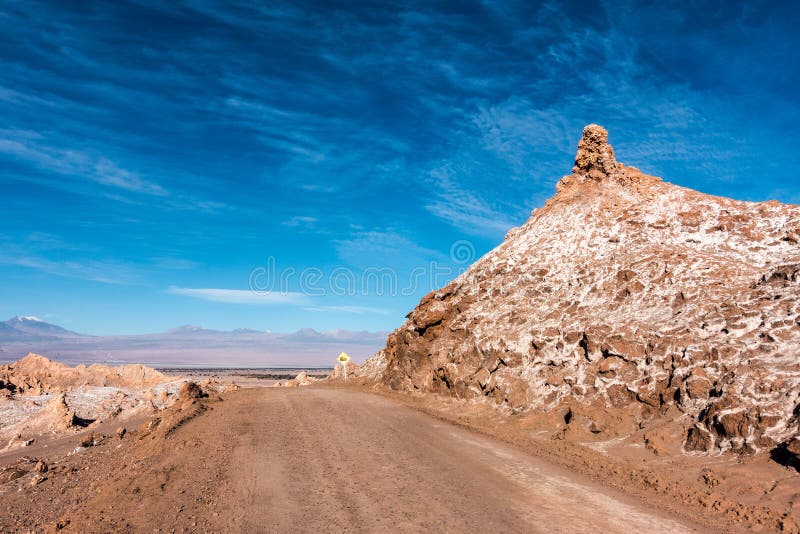 Vale Da Lua, Atacama, O Chile Imagem de Stock - Imagem de fundo, platô ...