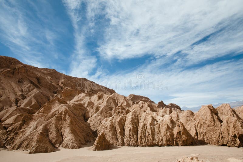 Vale Da Lua - Deserto De Atacama - O Chile Imagem de Stock - Imagem de ...