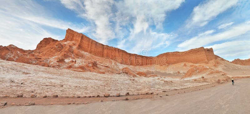 Vale Da Lua No Deserto Atacama Chileno a Oeste De San Pedro De Atacama ...
