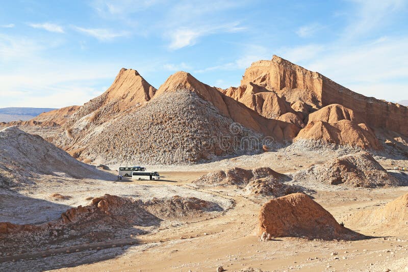 Vale Da Lua No Deserto De Atacama, O Chile Imagem de Stock - Imagem de ...