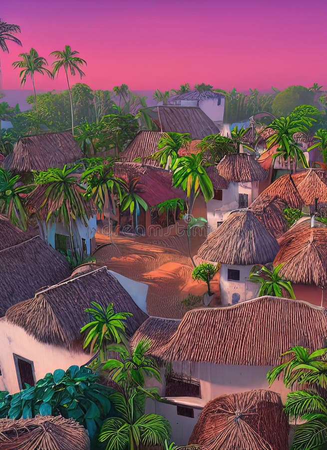 Valenca, Bahia, Brazil. Generative AI. Stock Photo - Image of poverty ...