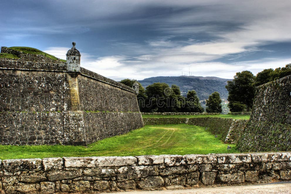 Valenca fortress stock image. Image of travel, tourism - 21197705