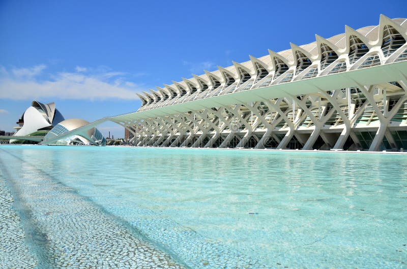 Valencia - City of Art and Science Editorial Stock Photo - Image of ...