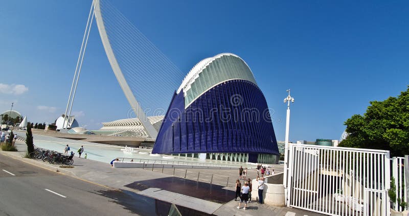 Valencia L Agora Art & Science Centre Editorial Photography - Image of ...