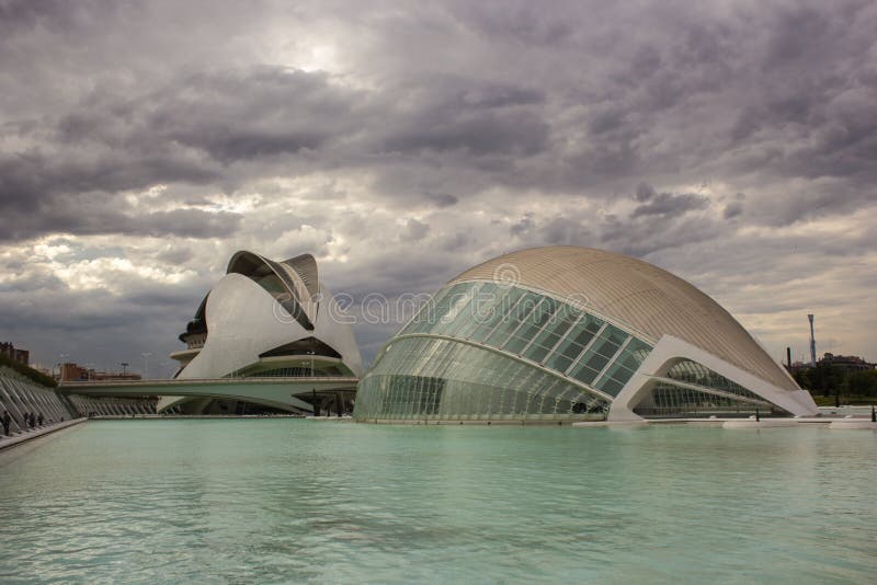 Valencia, Modern Architecture Editorial Stock Photo - Image of empty ...