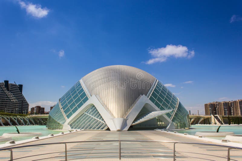 Valencia, Modern Architecture Editorial Stock Photo - Image of scene ...