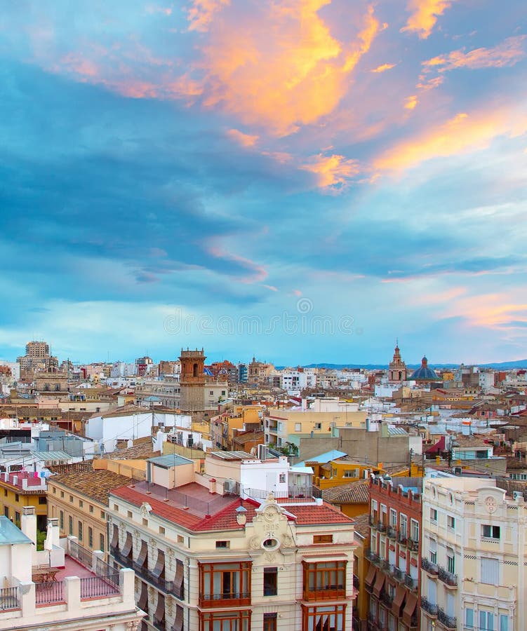Valencia Old Town , Spain stock image. Image of outdoor - 85260807