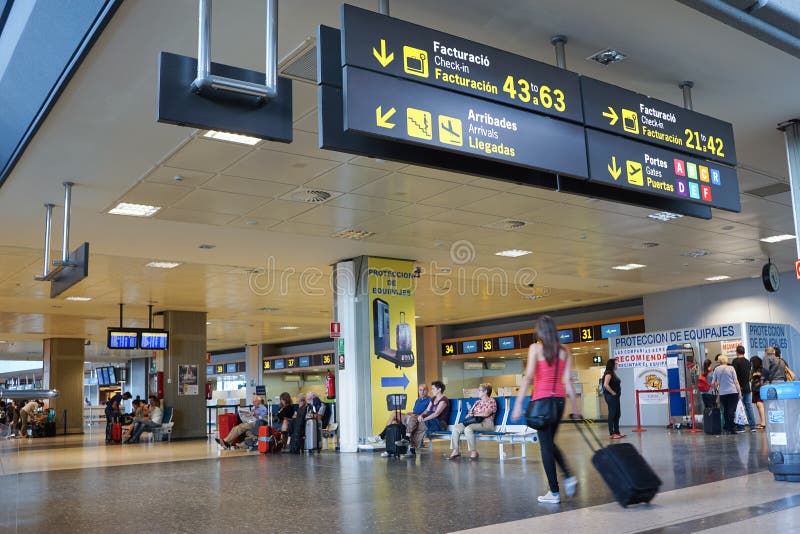 Valencia, Spain Airport editorial photography. Image of airport - 61737792