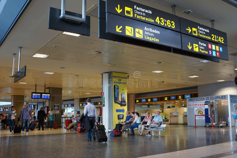 Valencia, Spain Airport editorial image. Image of gate - 65497435