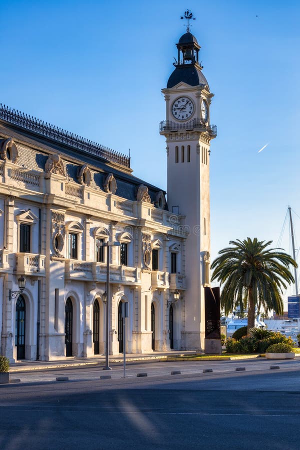 Valencia, Spain - January 20, 2023: Architecture of the Port in ...
