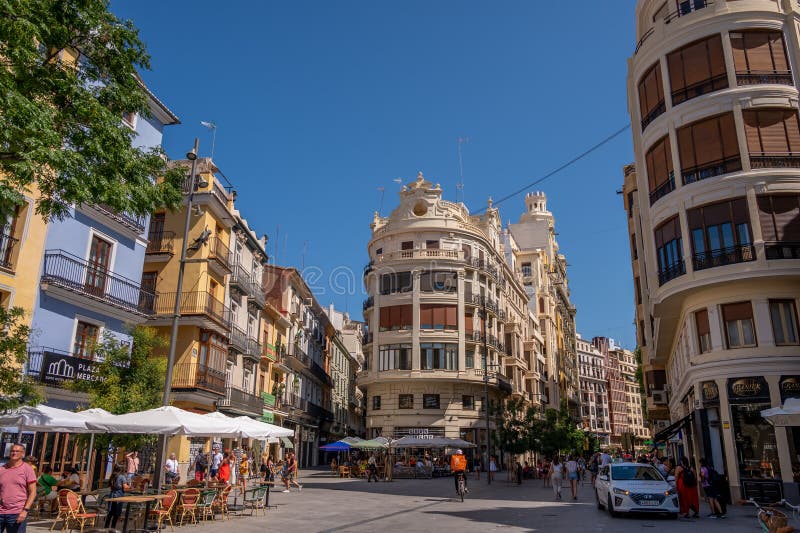 Beautiful Streets in Valencia, Spain Editorial Image - Image of vibrant ...