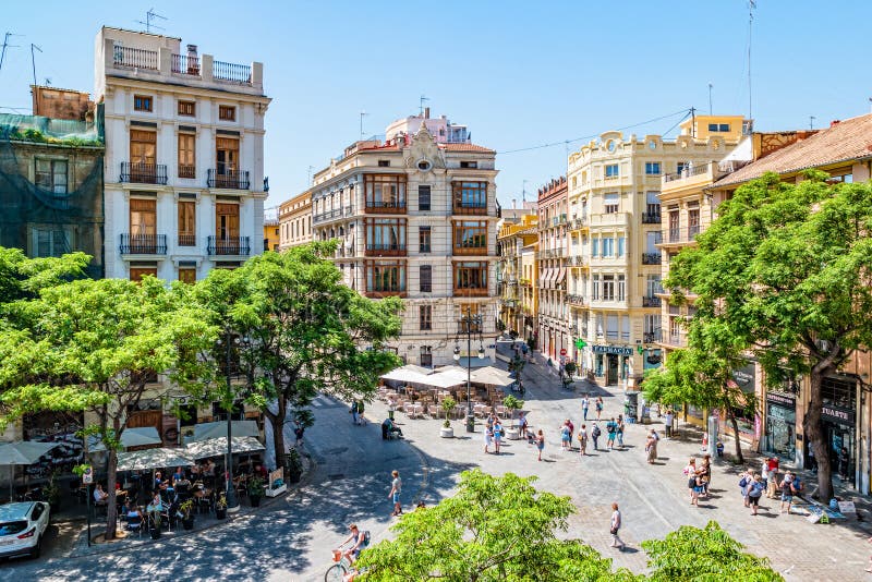 View of Valencia from Above Editorial Stock Photo - Image of aerial ...