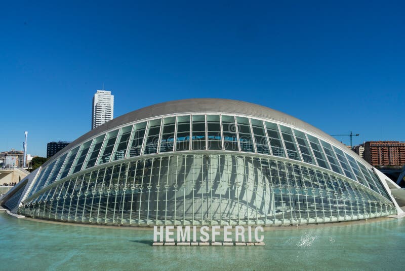 Valencia, Spain - March 05 2020: Modern Architecture in the Iconic ...