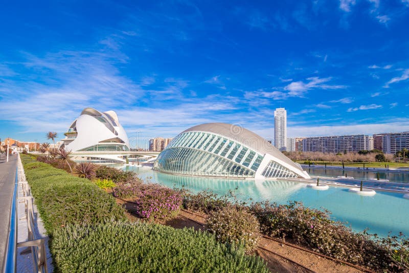 Valencia - Stad Van Kunsten En Wetenschappen Redactionele Fotografie ...