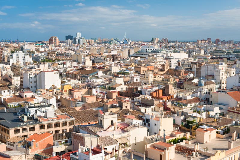 Valencia in a Sunny Summer Day Stock Image - Image of tourism ...