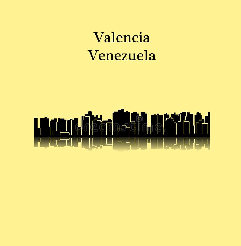 Valencia venezuela ilustración del vector. Ilustración de paisaje ...