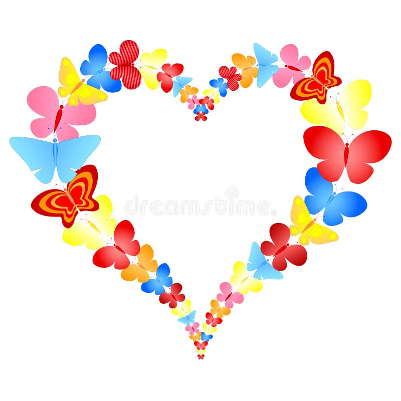 29+ Butterflies heart frame Free Stock Photos - StockFreeImages