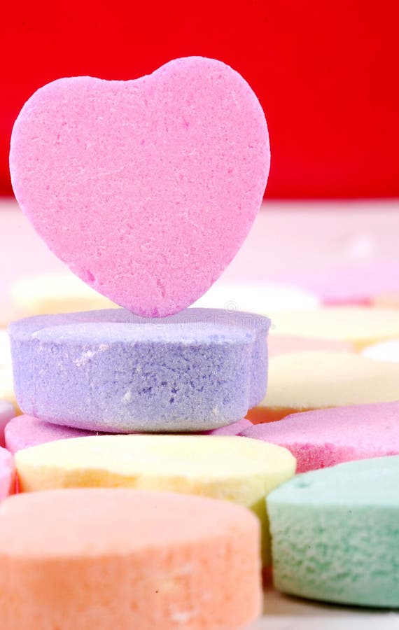 Valentine Candy Hearts (Add Your Message) Stock Image - Image of ...