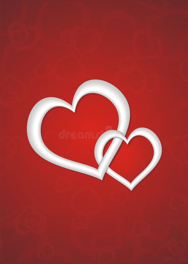 Valentine card stock illustration. Illustration of wedding - 22865902