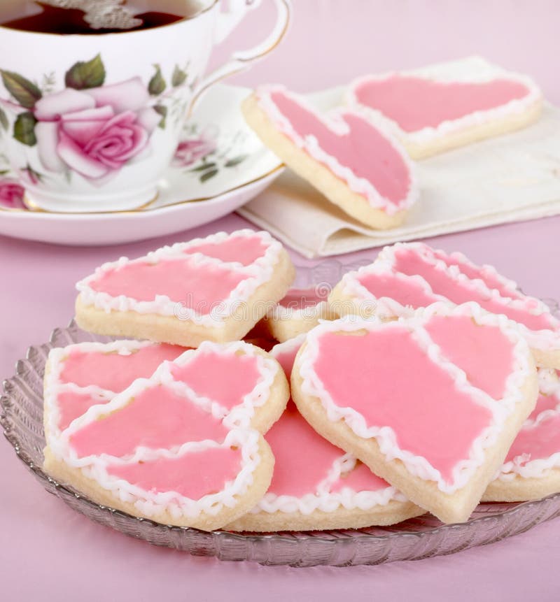 Valentine Cookies stock image. Image of pink, cookie - 28305569
