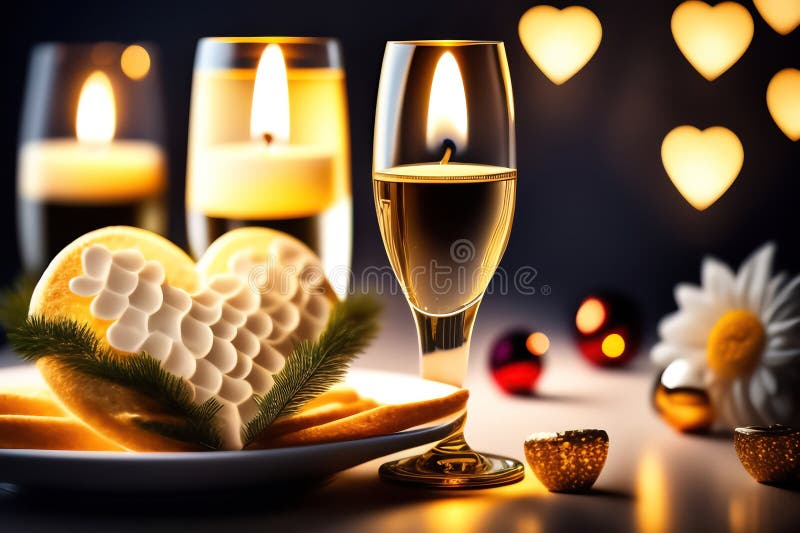 Valentine Day Celebration, Romantic Concept, Generative AI Stock ...