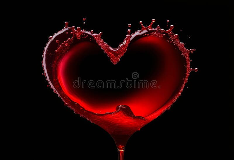 Wine Splash Heart Stock Illustrations – 735 Wine Splash Heart Stock ...
