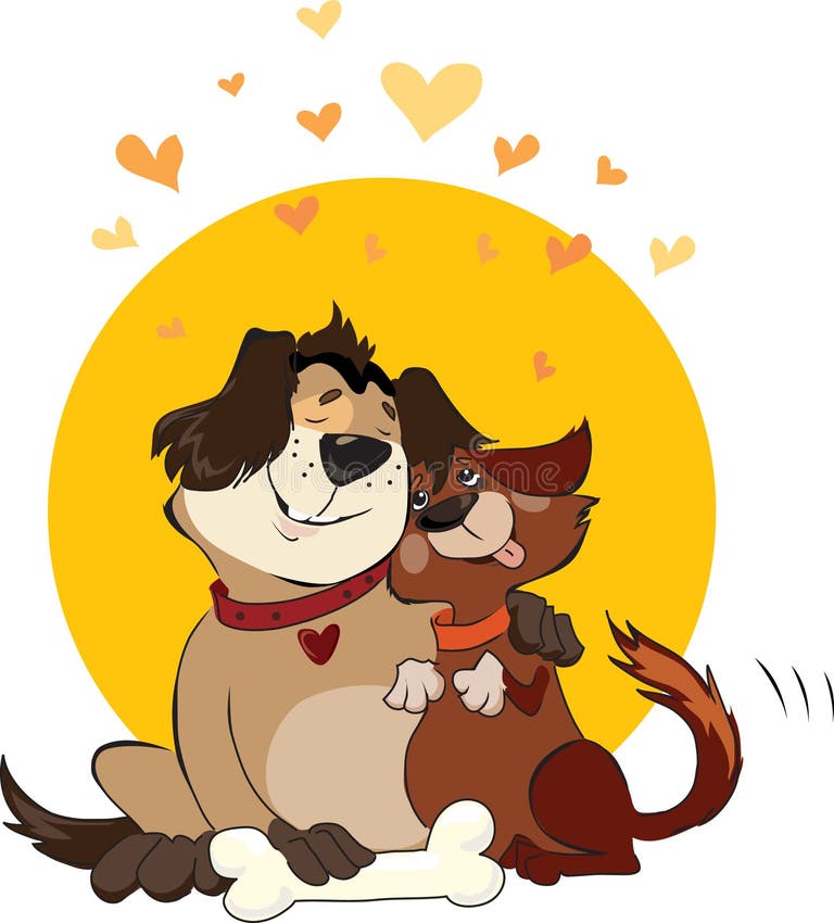 Hug Dogs Stock Illustrations – 683 Hug Dogs Stock Illustrations ...
