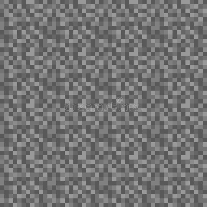 Abstract Gray Square Pixel Mosaic Background. Seamless Pattern. Noise ...