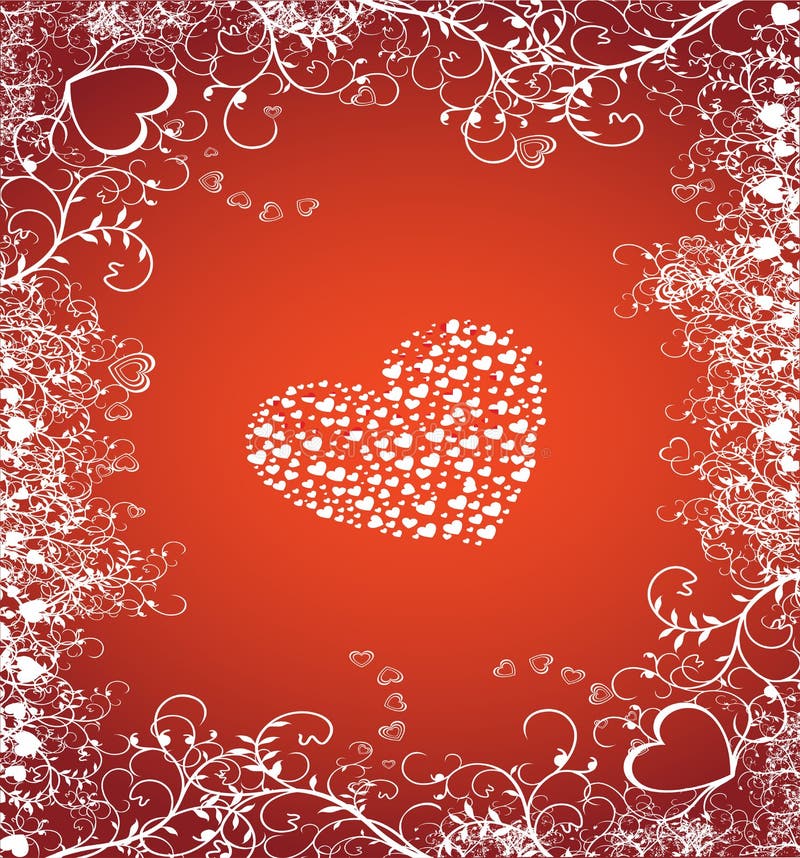 Abstract Gray Heart stock vector. Illustration of crafts - 4775937