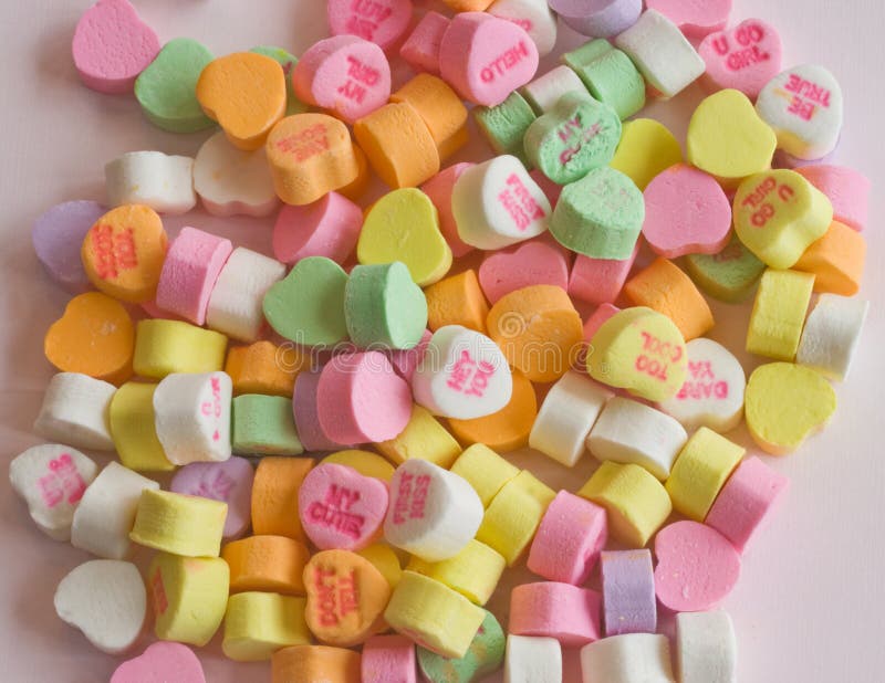 Candy Hearts Forever stock image. Image of february, amore - 1826535