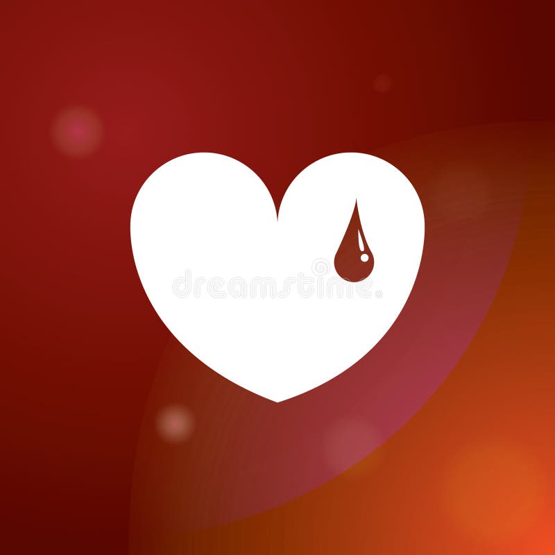 Heart Droplet stock vector. Illustration of float, large - 43213966