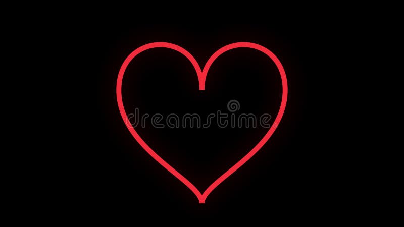 Valentine Heart Love Scale Up, Beating Heart Animation Stock ...