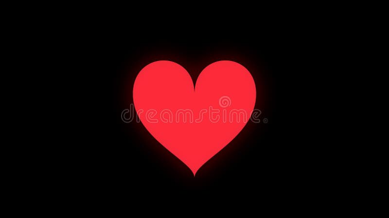 Valentine Heart Love Scale Up, Beating Heart Animation Stock ...